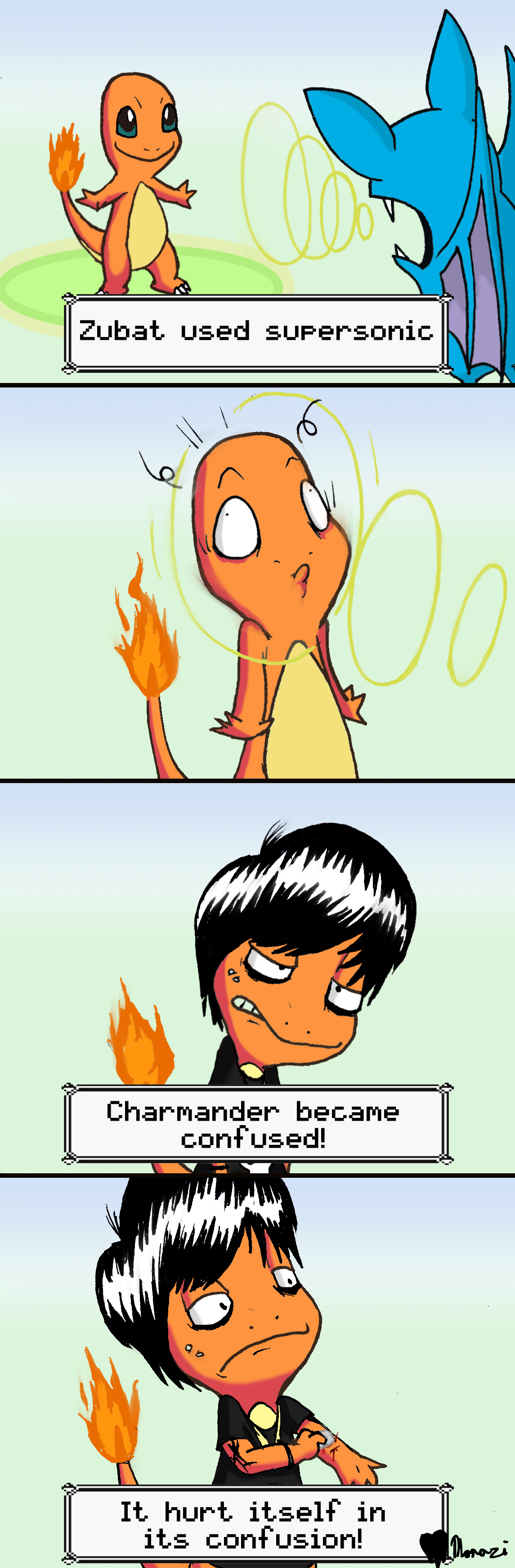 Charmander became confused | Pokémon | Know Your Meme