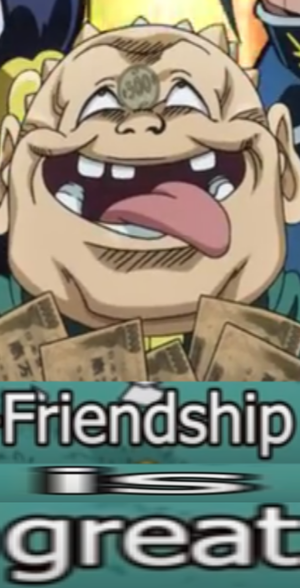 Shigechi and friendship | JoJo's Bizarre Adventure | Know Your Meme