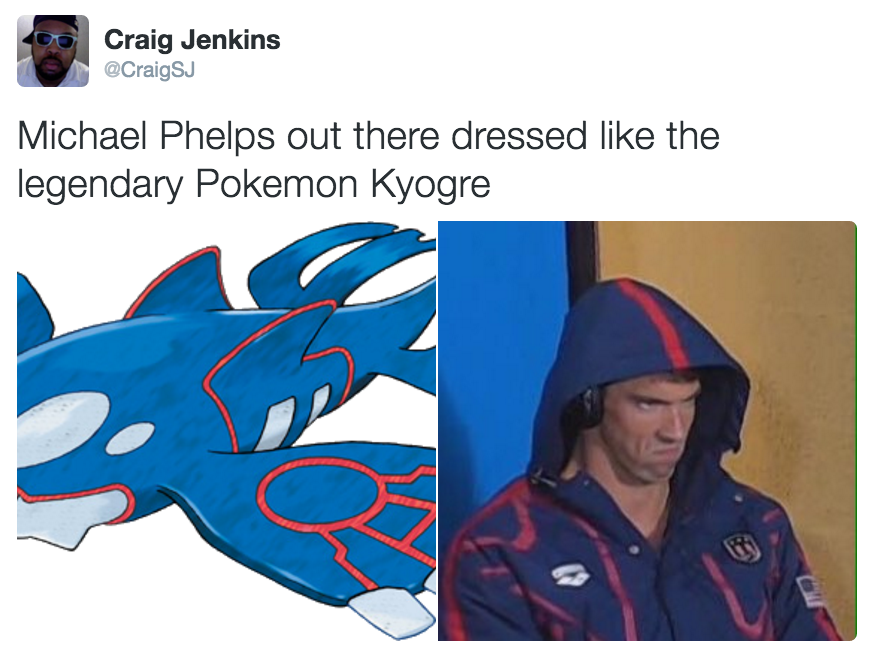 Pokemon Kyogre Cosplay | #PhelpsFace / Angry Michael Phelps | Know Your ...