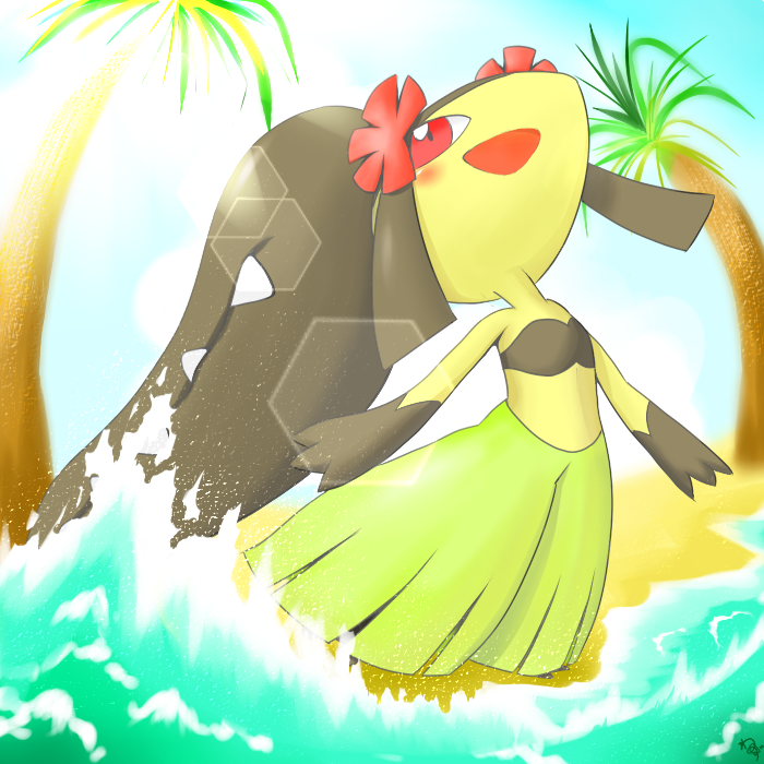 Hula Dancer Mawile by nowa_aquila4 | Pokémon | Know Your Meme