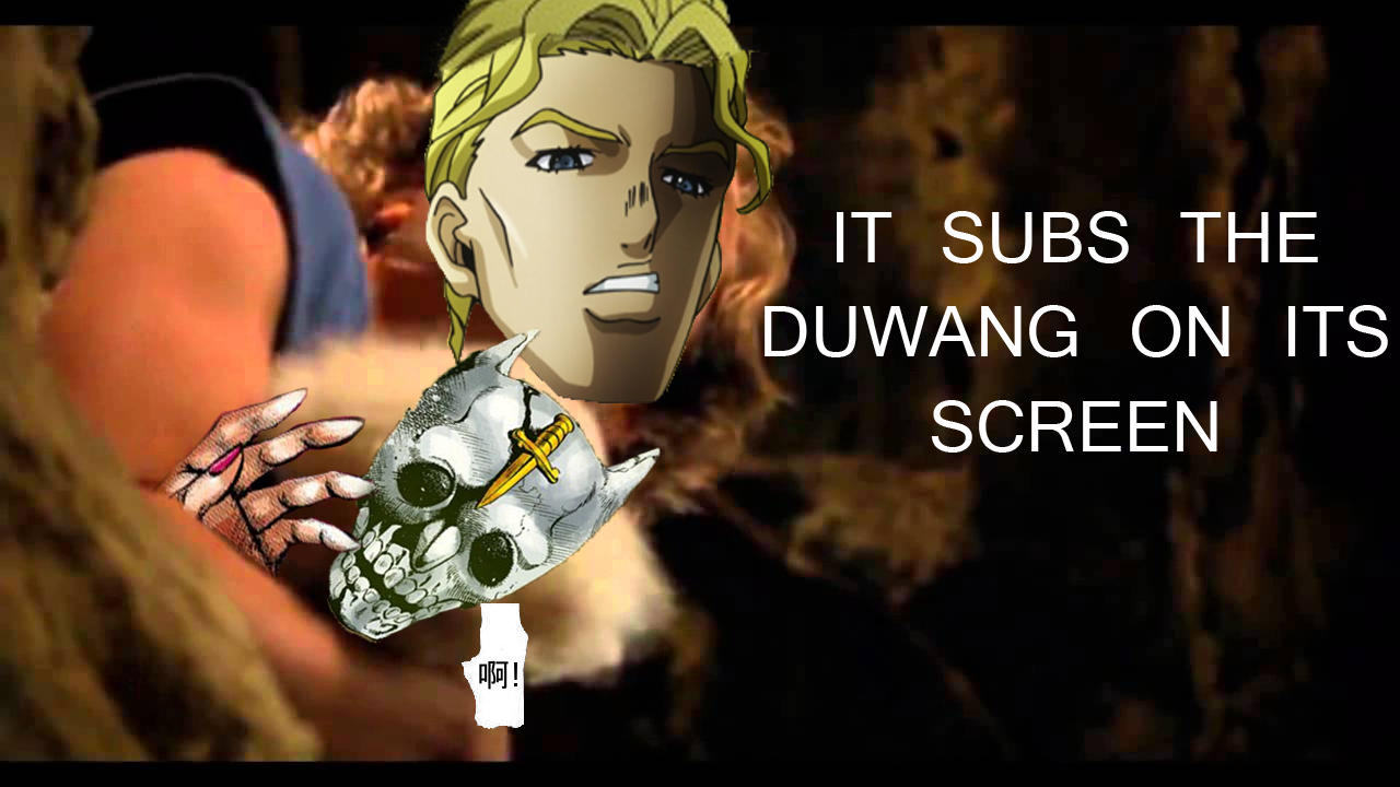 It subs the Duwang on its screen | JoJo's Bizarre Adventure | Know Your ...