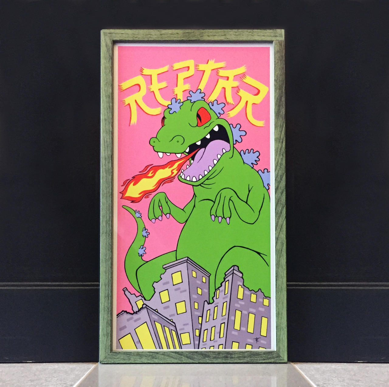 Reptar print | Rugrats | Know Your Meme