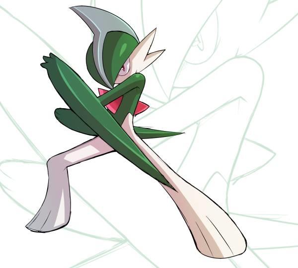 Gallade doing an pose. | Pokémon | Know Your Meme