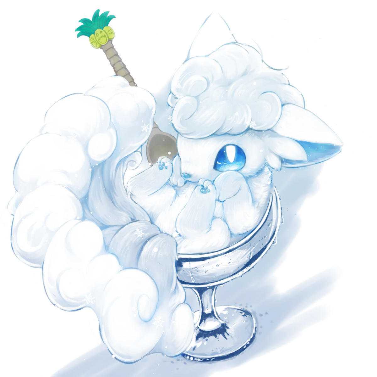 Shave Ice Alolan Vulpix | Pokémon Sun and Moon | Know Your Meme