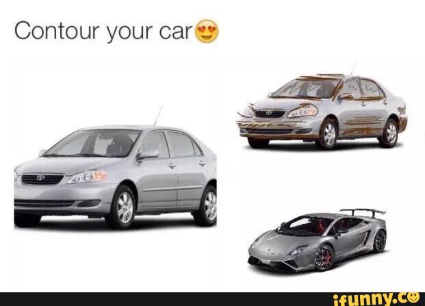 Contour Your Car | Before and After Contour | Know Your Meme