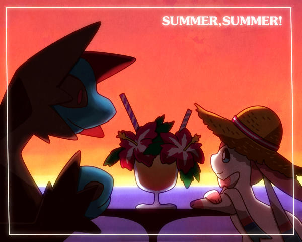 Hydreigon and Sylveon having an great summer. | Eevee | Know Your Meme