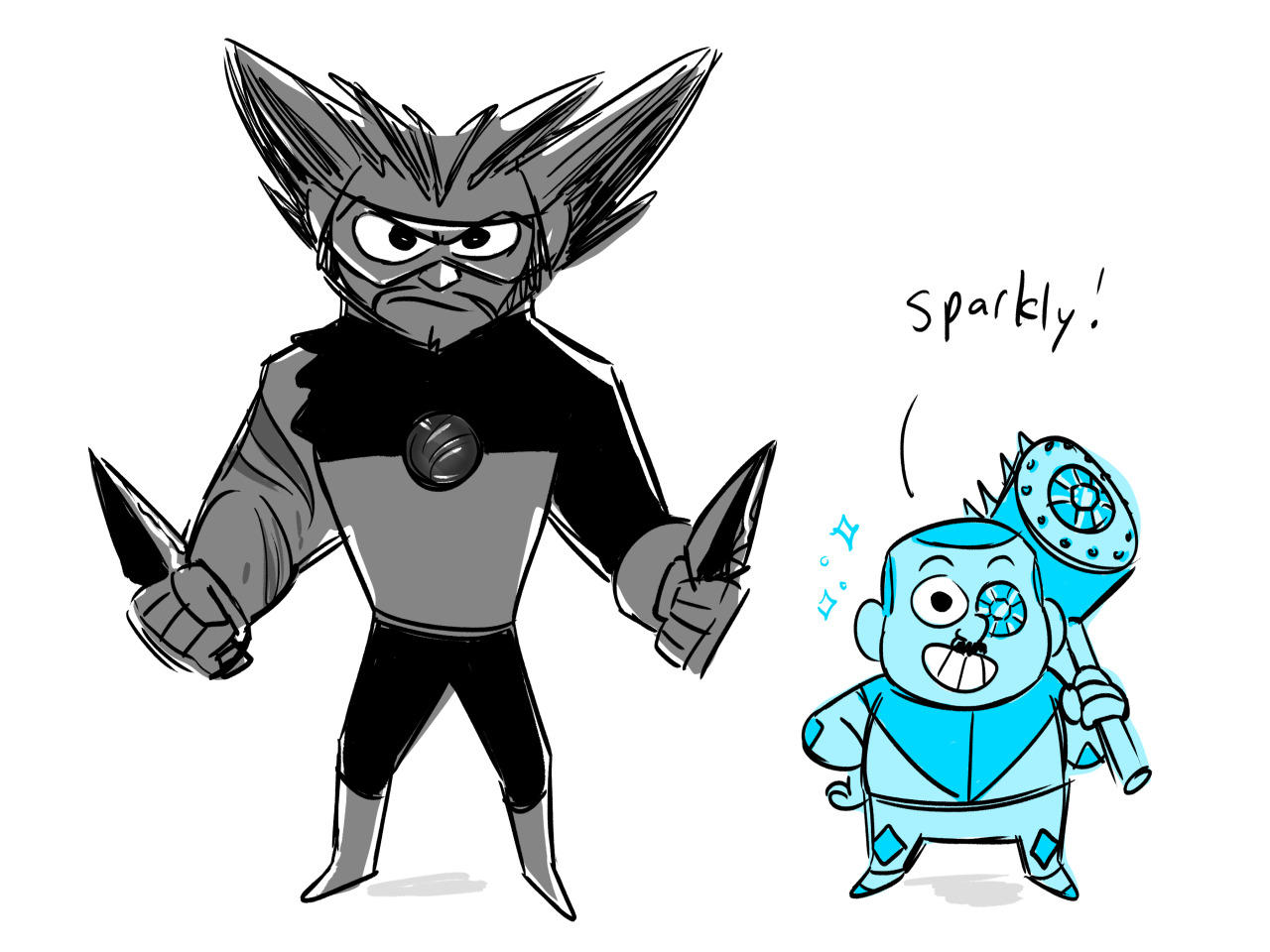 Obsidian Rippen and Aquamarine Larry | Disney | Know Your Meme