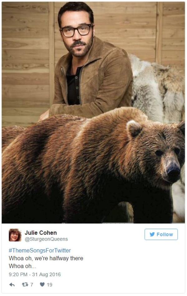 Jeremy Piven and a Bear | Whoa, We’re Halfway There | Know Your Meme