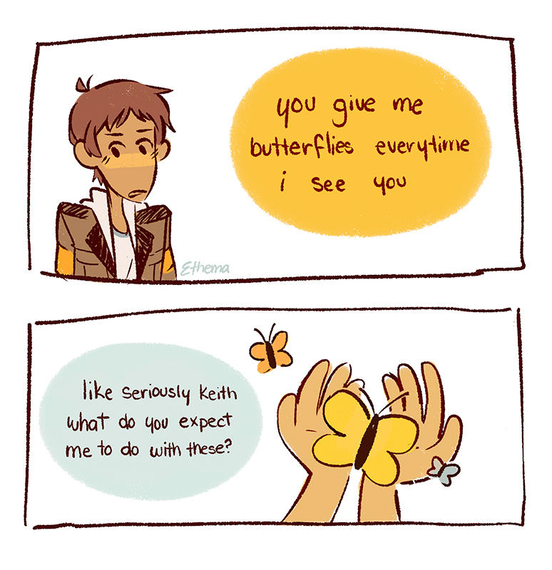 keith gets sad when lance lets them fly away | Voltron: Legendary ...