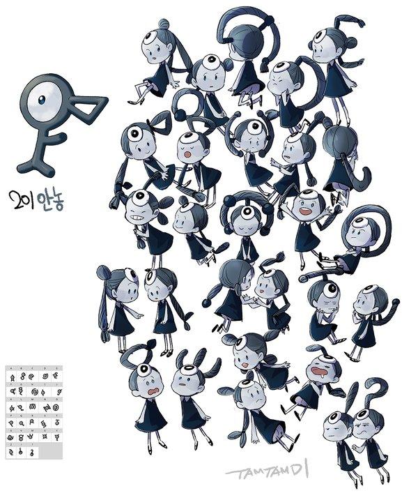 Humanized LETTERS | Gijinka / Moe Anthropomorphism | Know Your Meme