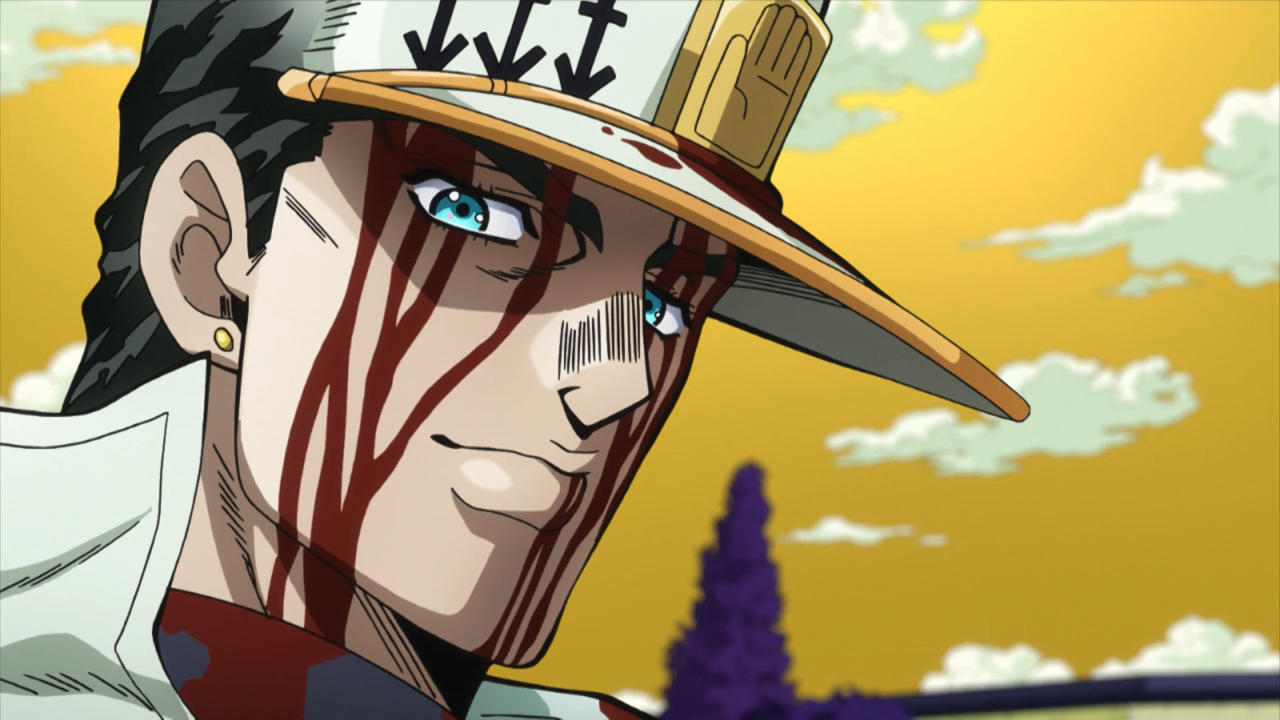 Jotaro Smiles | JoJo's Bizarre Adventure | Know Your Meme
