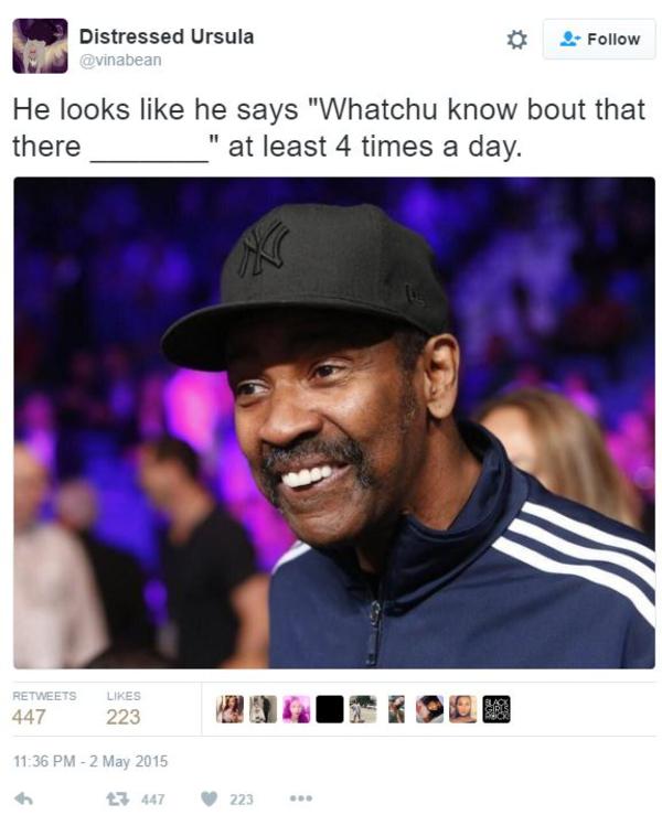 Whatchu know bout that there | Uncle Denzel | Know Your Meme