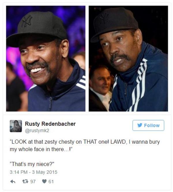 Look at that zesty chesty | Uncle Denzel | Know Your Meme