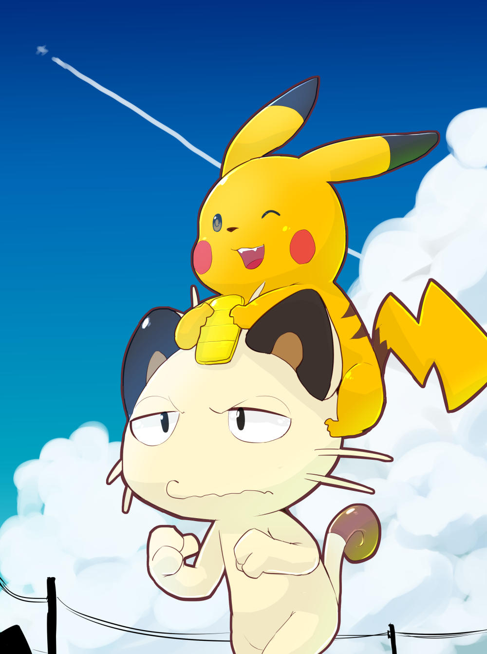 Pikachu and Meowth | Pokémon | Know Your Meme