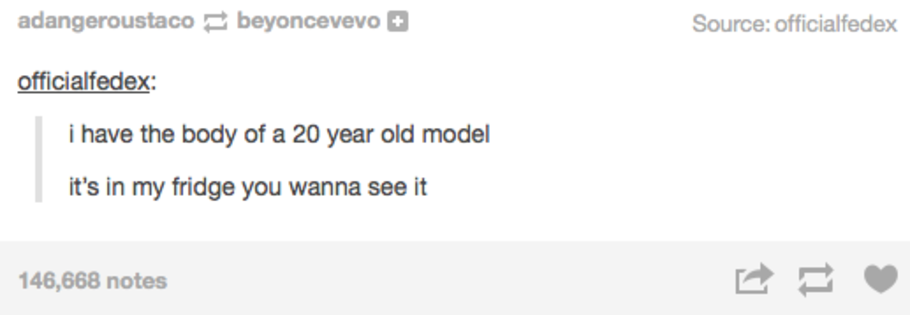 Check out my body | Tumblr | Know Your Meme