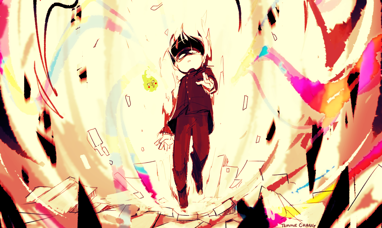 Mob using his powers | Mob Psycho 100 | Know Your Meme