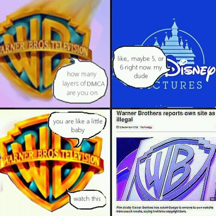 Layers of DMCA | Layers of Irony | Know Your Meme