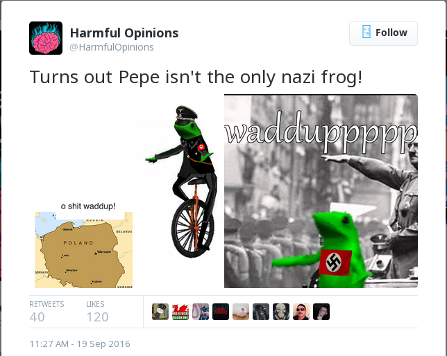 Turns out Pepe isn't the only nazi frog! | Nazi Pepe Controversy | Know ...
