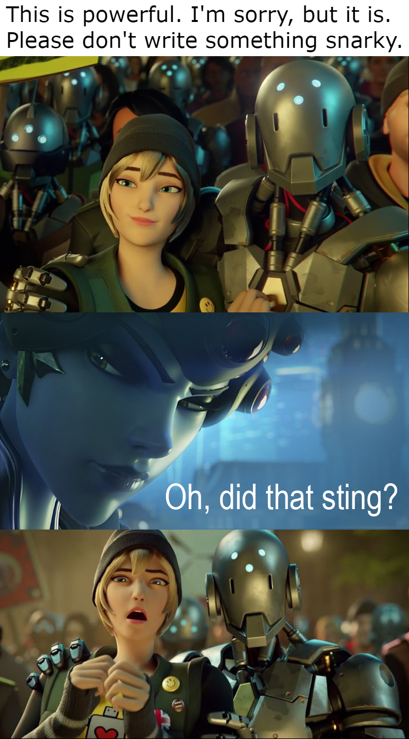 Omnic and Human Together | "Please don't write something snarky" | Know ...