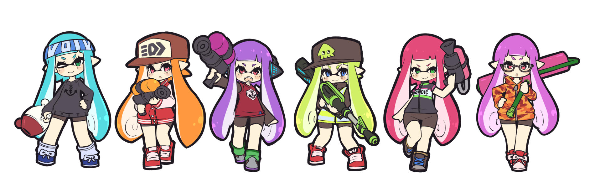 lots of inklings | Splatoon | Know Your Meme