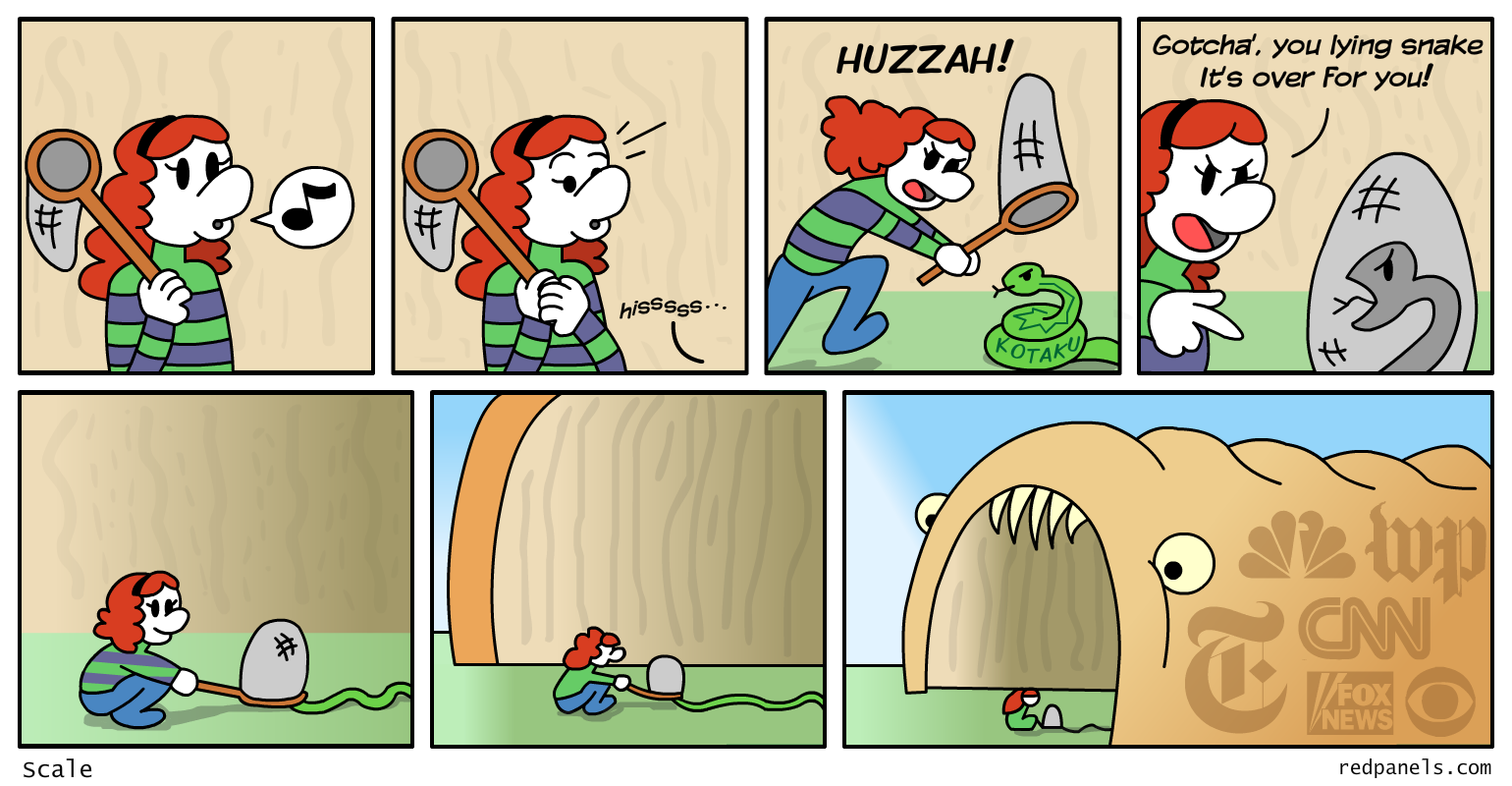 Red Panels #42 - Scale | Vivian James | Know Your Meme