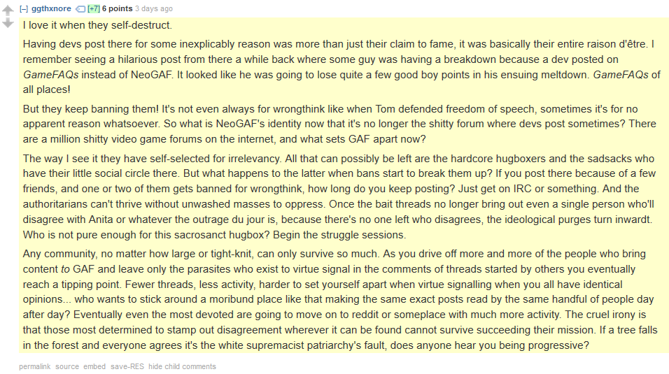 Why GAF fails. | NeoGAF | Know Your Meme