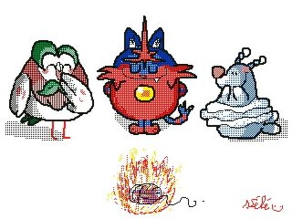 In french: Dartrix is Efflèche, Torracat is Matoufeu and Brionne is ...