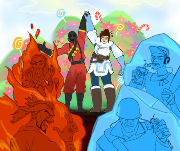 I don't want to set the world on ice | Overwatch | Know Your Meme