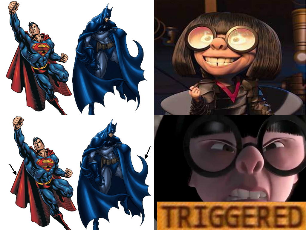 No capes! | Triggered Comics | Know Your Meme