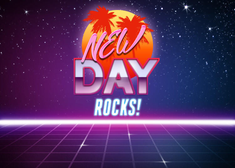 NEW DAY ROCKS! | Retrowave Text Generator | Know Your Meme