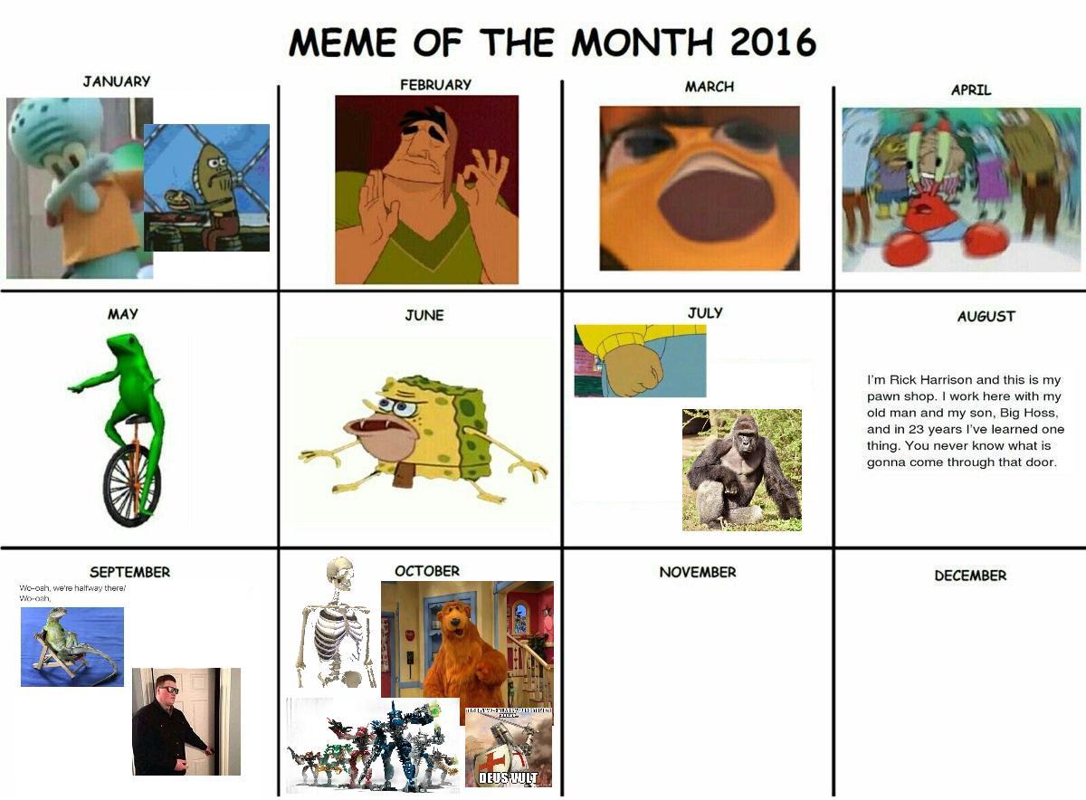 Meme Of The Month 2016 | Me IRL | Know Your Meme