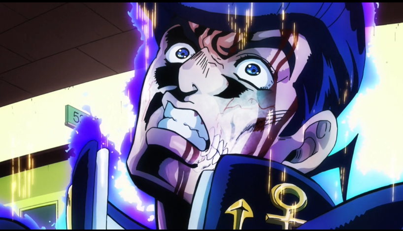 Josuke Higashikata in pain | JoJo's Bizarre Adventure | Know Your Meme