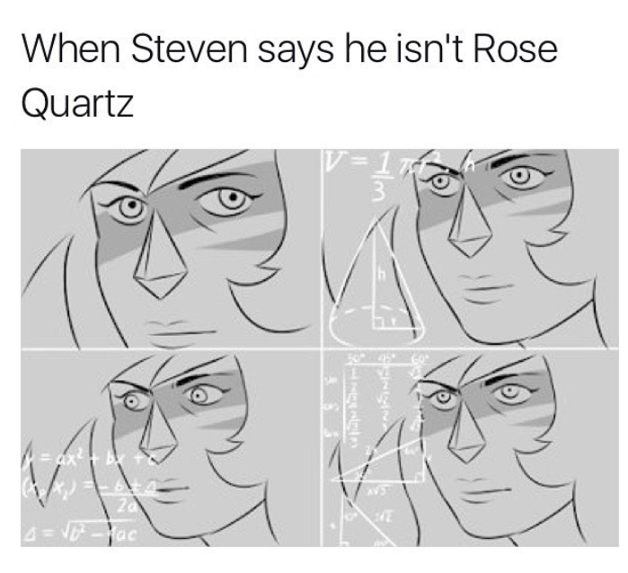 "When Steven says he isn't Rose Quartz" | Steven Universe | Know Your Meme