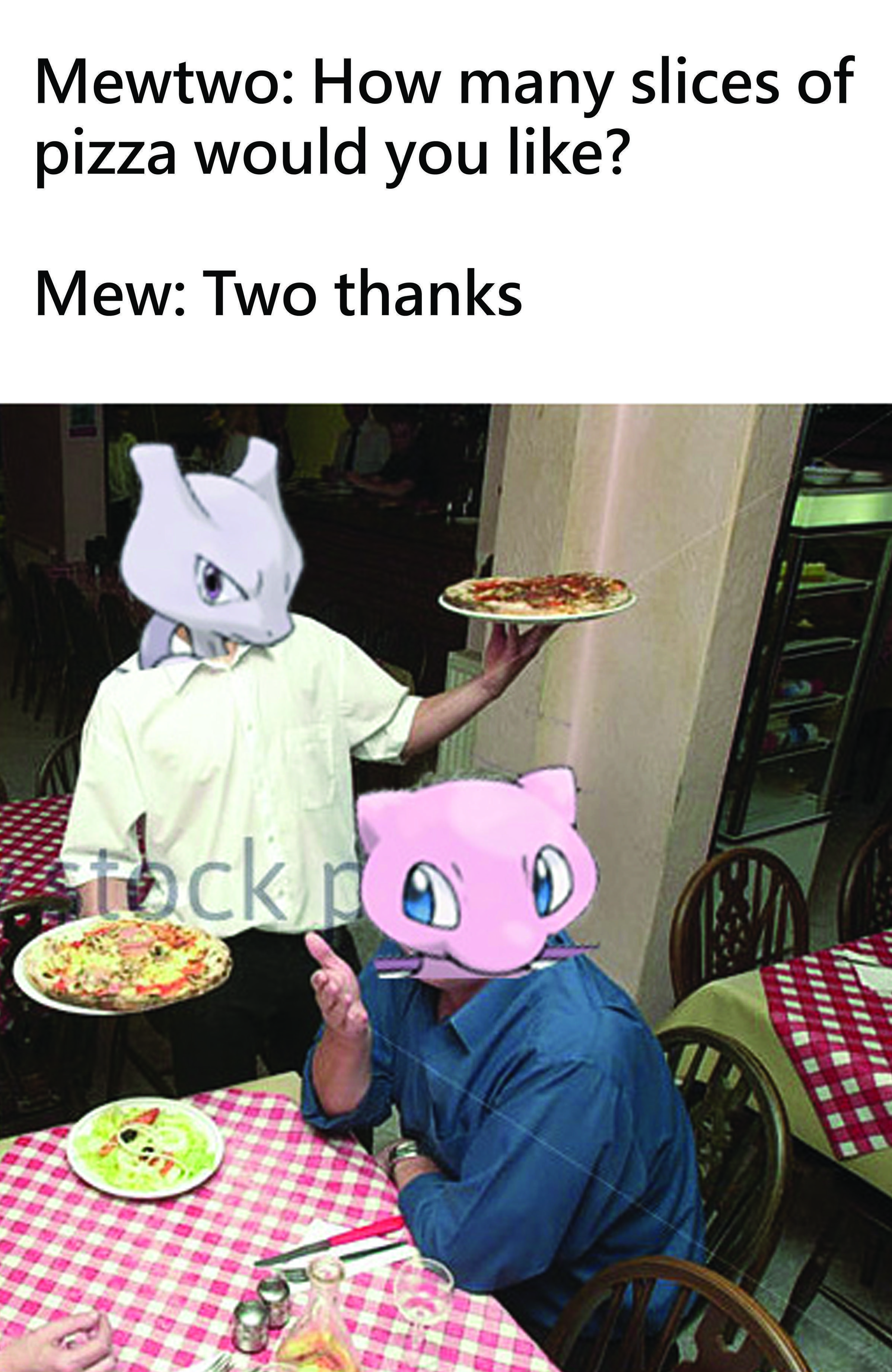 Mew: two, thanks! | Me Too Thanks | Know Your Meme