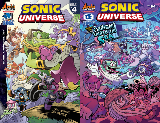 Sonic Universe 94 A Cover + B Cover | Archie Sonic Comics | Know Your Meme