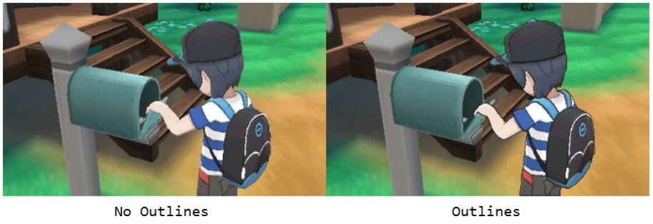 Outlines vs No Outlines | Pokémon Sun and Moon | Know Your Meme