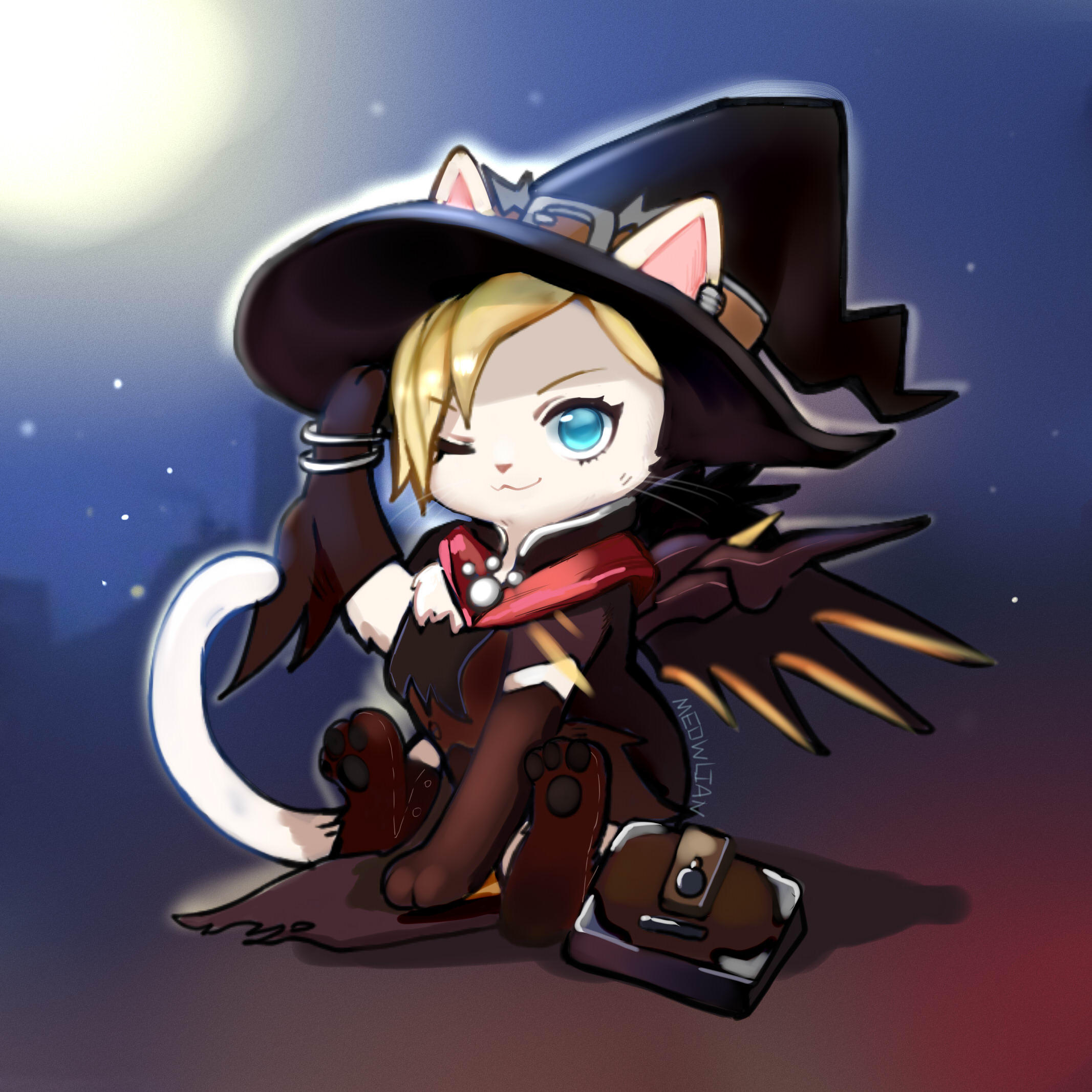 Neko Mercy :3 | Overwatch | Know Your Meme