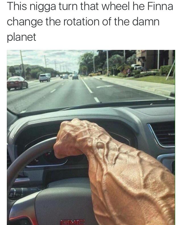 Turning the wheel | Chad Driver | Know Your Meme