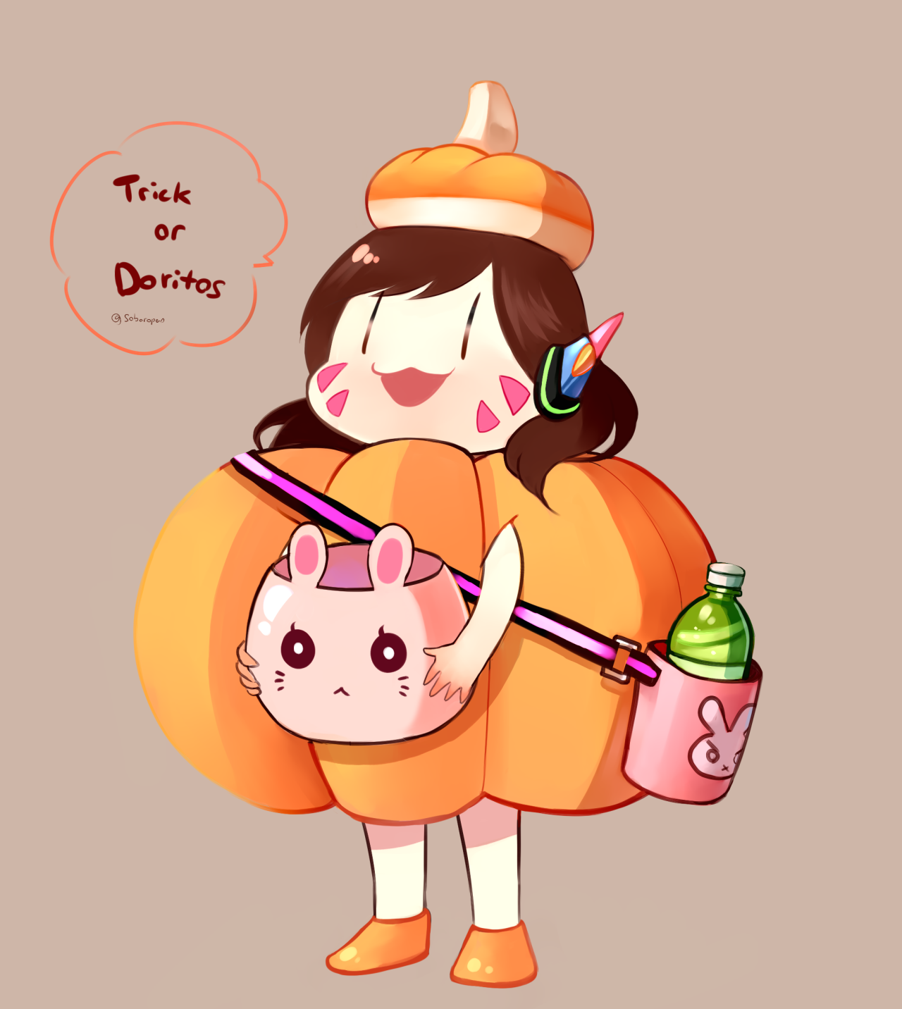 Dva While Trick or Treating | Overwatch | Know Your Meme
