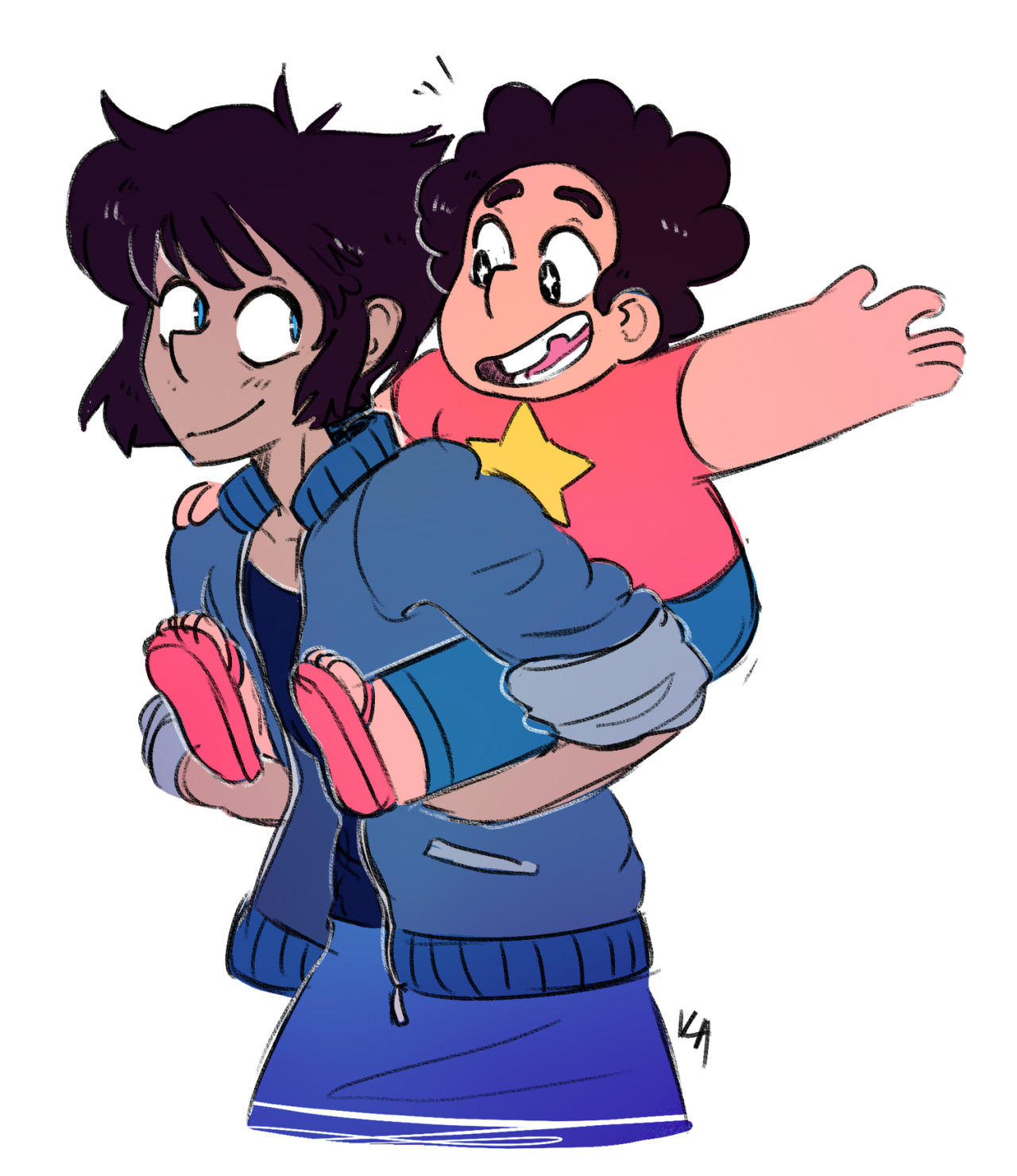 Human Lapis AU by kaceart | Steven Universe | Know Your Meme