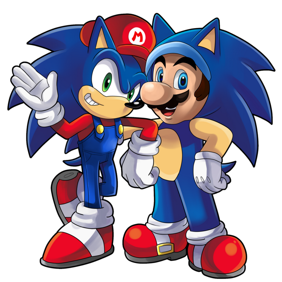 Sonic the plumber and Mario the hedgehog | Crossover | Know Your Meme