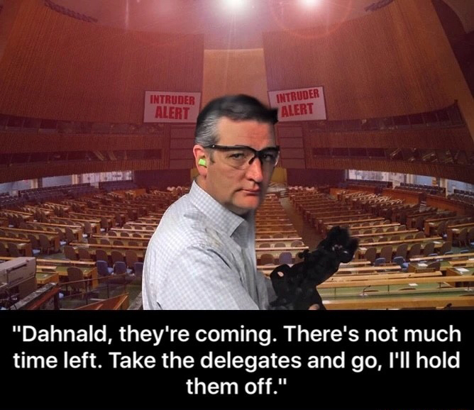 I'll hold them off, Dahnald | The Delegates, Donald | Know Your Meme