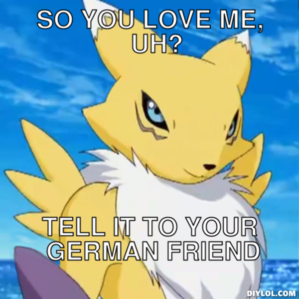 So you love Renamon, uh? | Renamon | Know Your Meme