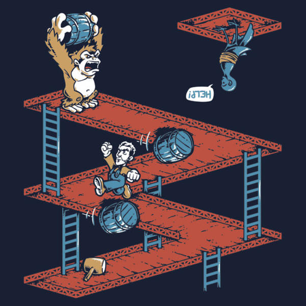 M.C Escher Kong | Donkey Kong | Know Your Meme