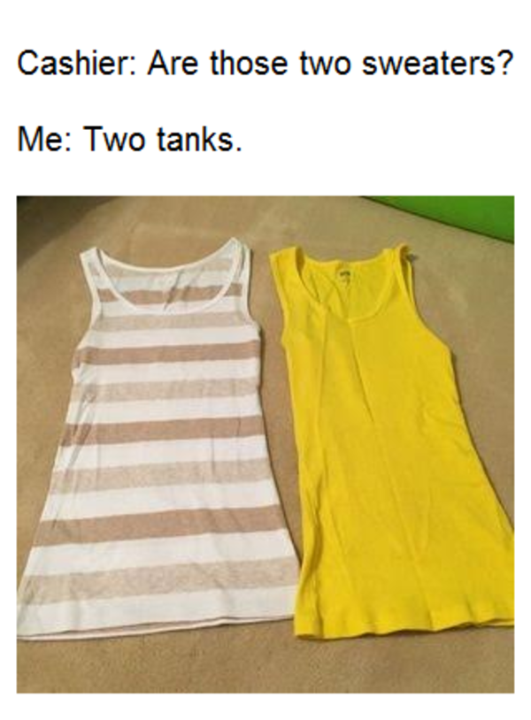 Me: Two Tanks | Me Too Thanks | Know Your Meme
