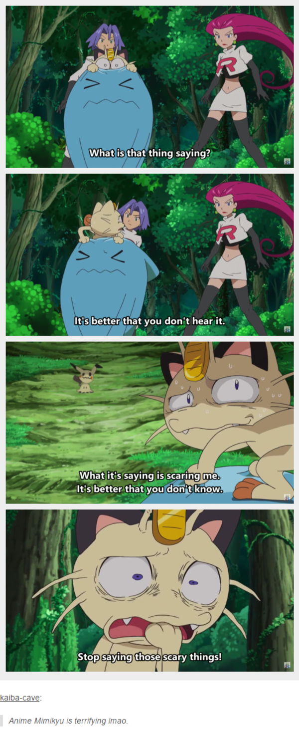 Anime Mimikyu Is Terrifying Lmao Mimikyu Know Your Meme