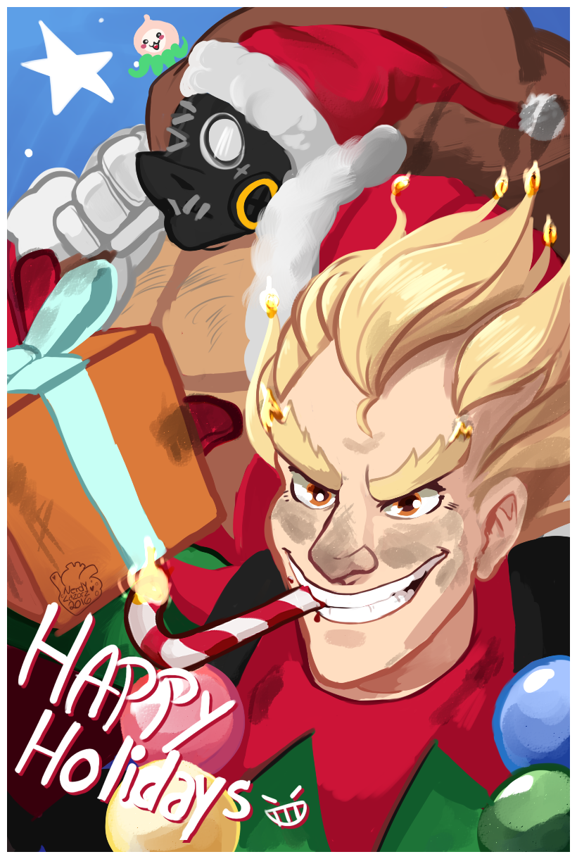 Happy Holidays with Roadhog and Junkrat | Overwatch | Know Your Meme
