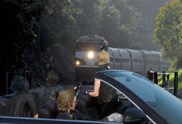 OH LONG JOHNSON! OH LONG JOHNSON! | FFXV Car Driving | Know Your Meme