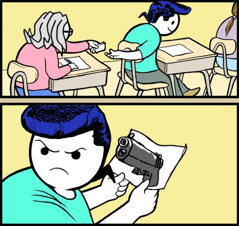 Teru Paper Pass | Quiz Kid / Kid Passing Note | Know Your Meme