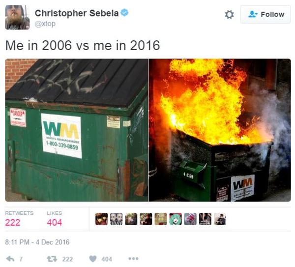 @xtop's Tweet | Me in 2006 vs. Me in 2016 | Know Your Meme